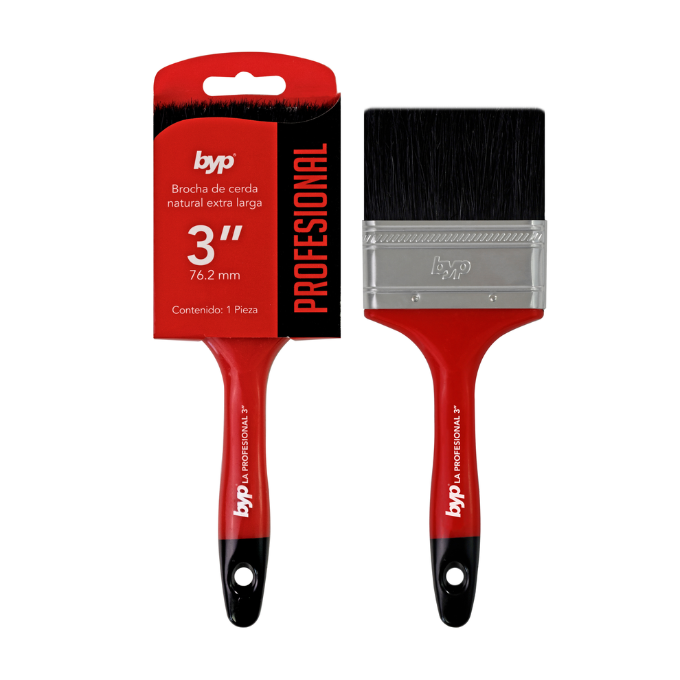 Brocha Pintor Profesional Plast 3" BYP – MELO Comasa